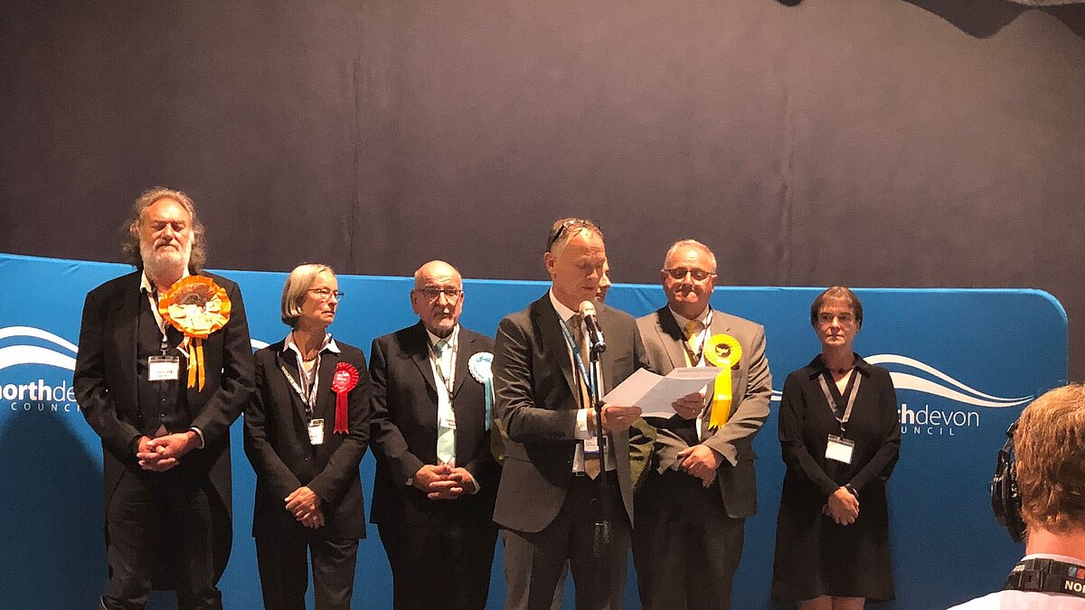 Ian Roome elected as Member of Parliament for North Devon - North Devon ...